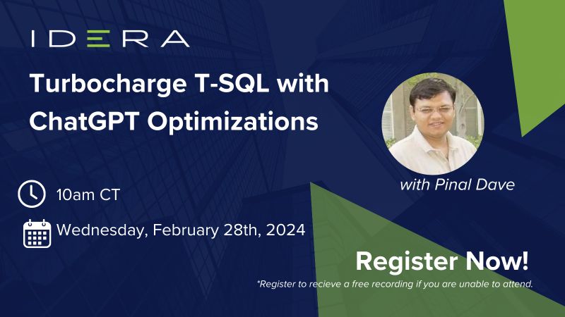 IDERA Software on LinkedIn: #techwebinar #tech #chatgpt #generativeai # ... IDERA Software on LinkedIn: #techwebinar #tech #chatgpt #generativeai # ...