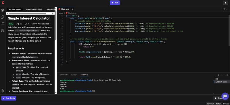Munawwar Khan on LinkedIn: #30daysofjava #java #coding #simpleinterest ... Munawwar Khan on LinkedIn: #30daysofjava #java #coding #simpleinterest ...