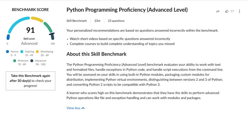 I am thrilled to announce that I have successfully completed the Python ... I am thrilled to announce that I have successfully completed the Python ...
