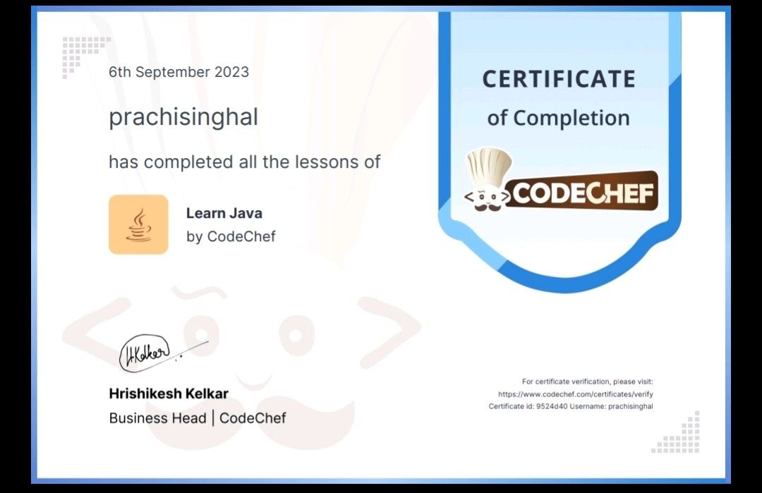 Prachi Singhal on LinkedIn: #codechef Prachi Singhal on LinkedIn: #codechef