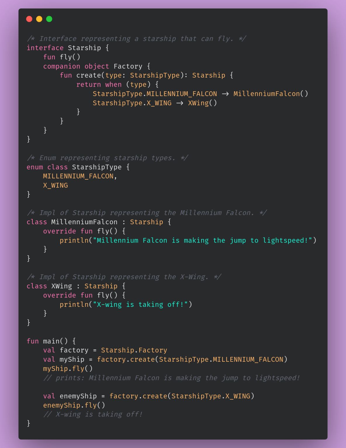 Factory Design Pattern in Kotlin | Beka Modebadze posted on the topic ... Factory Design Pattern in Kotlin | Beka Modebadze posted on the topic ...