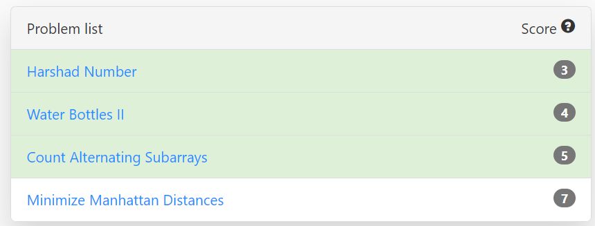Let's talk about today's LeetCode Weekly Contest 391. Question 1 - Just ... Let's talk about today's LeetCode Weekly Contest 391. Question 1 - Just ...
