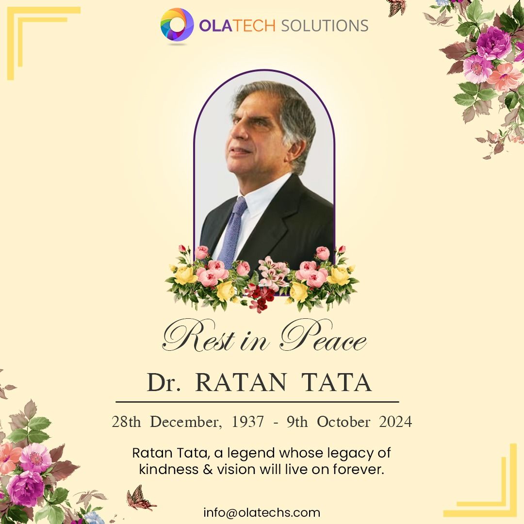 OLATECH SOLUTIONS on LinkedIn: #olatech #ripratantata #legendliveson # ... OLATECH SOLUTIONS on LinkedIn: #olatech #ripratantata #legendliveson # ...
