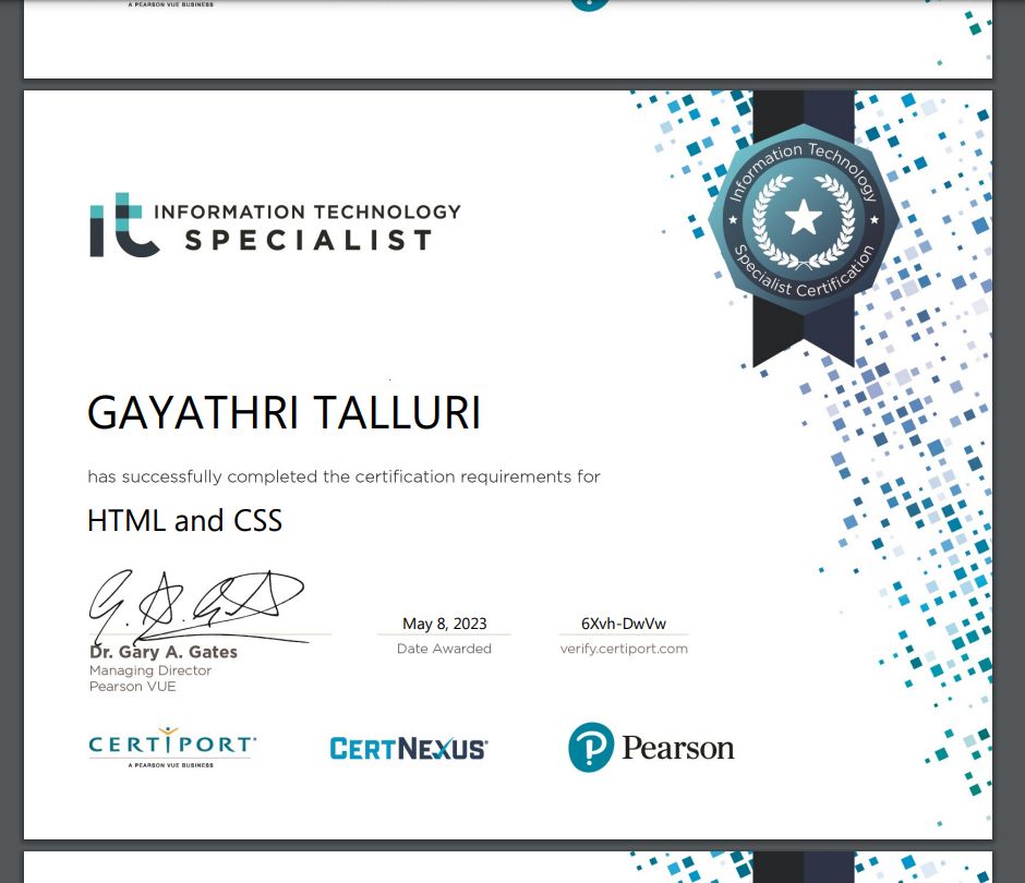 #webdevelopment #html #css #itspecialist | Gayathri Talluri #webdevelopment #html #css #itspecialist | Gayathri Talluri