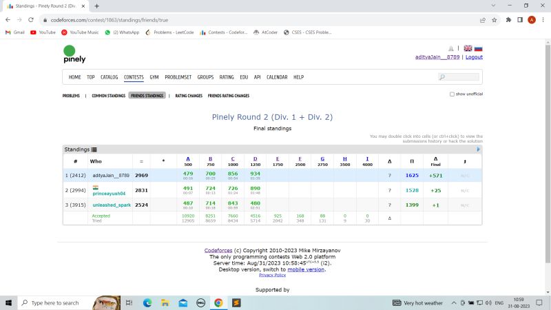 Aditya Jain on LinkedIn: Hello connections, I solved 4 questions in the ... Aditya Jain on LinkedIn: Hello connections, I solved 4 questions in the ...