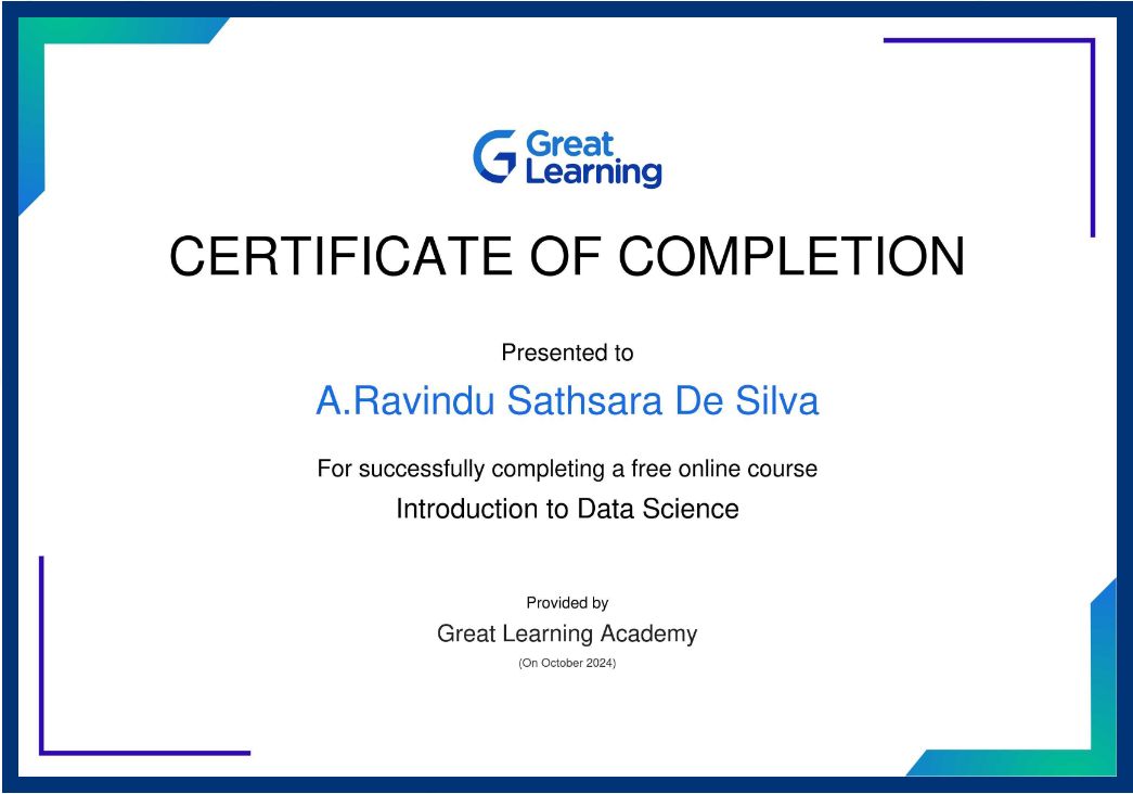 Ravindu Sathsara on LinkedIn: #greatlearningacademy #greatlearning # ... Ravindu Sathsara on LinkedIn: #greatlearningacademy #greatlearning # ...