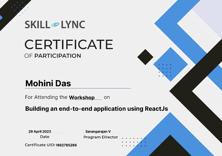 Mohini Das Mahato on LinkedIn: #skill #reactjs Mohini Das Mahato on LinkedIn: #skill #reactjs