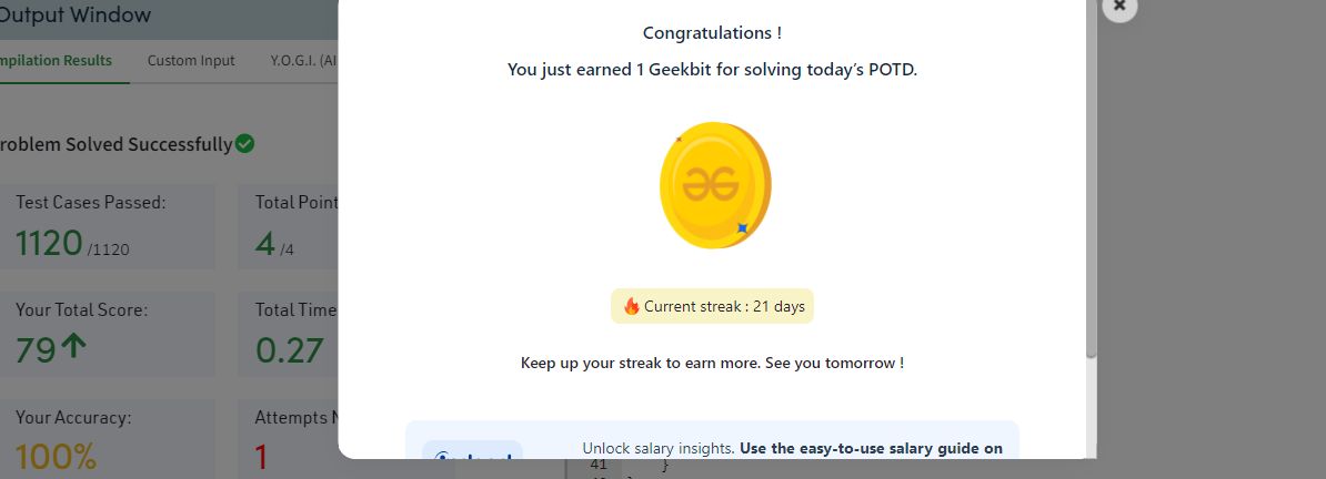 #100daysofcodechallenge #potd #geeksforgeeks #100daysofcode # ... #100daysofcodechallenge #potd #geeksforgeeks #100daysofcode # ...