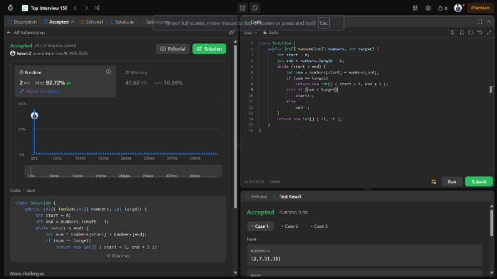 Adesh D on LinkedIn: #leetcode #codingchallenge #247daysofleetcode # ... Adesh D on LinkedIn: #leetcode #codingchallenge #247daysofleetcode # ...