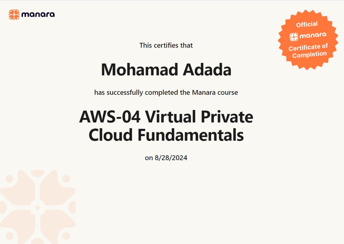 🚀 Continuing My AWS Journey! | Mohamad Adada | 13 comments 🚀 Continuing My AWS Journey! | Mohamad Adada | 13 comments