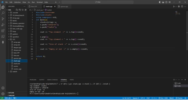 Utkarsh Ladla on LinkedIn: #100daysofcodechallenge #stl #library # ... Utkarsh Ladla on LinkedIn: #100daysofcodechallenge #stl #library # ...