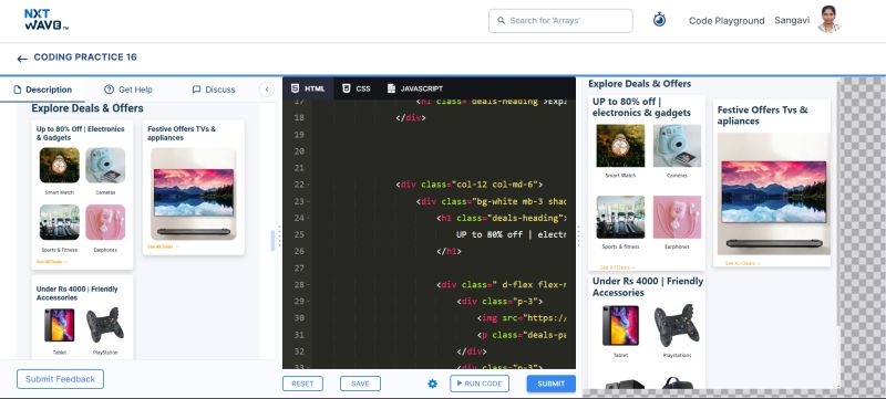 Sangavi S on LinkedIn: #30daysofcoding #html #css #bootstrap # ... Sangavi S on LinkedIn: #30daysofcoding #html #css #bootstrap # ...
