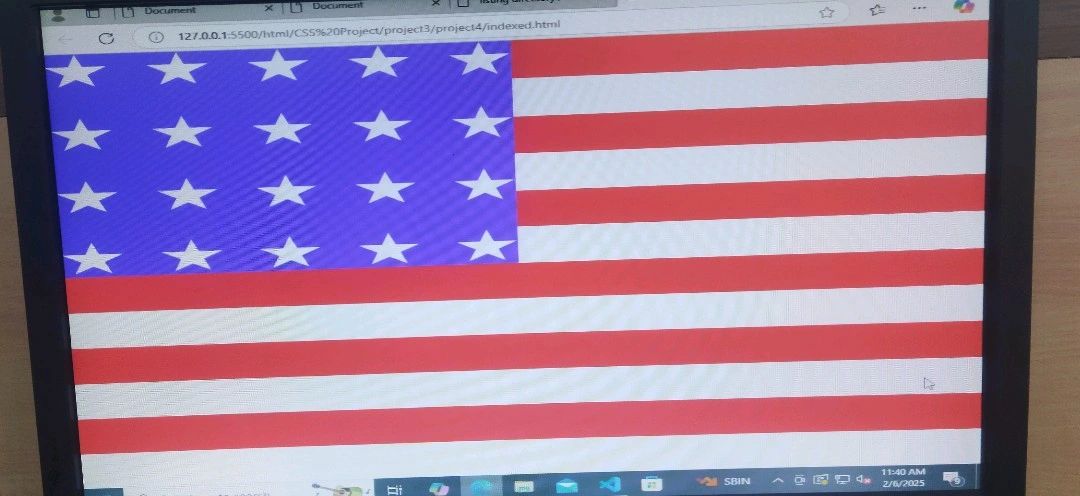 create a flag using CSS. | Karan Bawa create a flag using CSS. | Karan Bawa