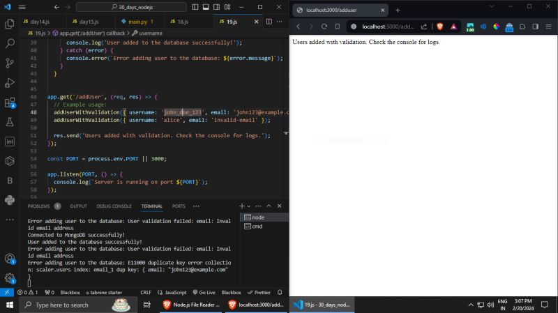 Day 19 of Node.js challenge with MongoDB | Anirudh Sahu posted on the ... Day 19 of Node.js challenge with MongoDB | Anirudh Sahu posted on the ...