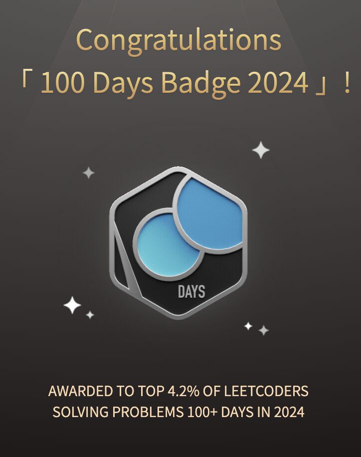 Shradha Makhija on LinkedIn: Earned the 100 Days LeetCode badge! 💻 ... Shradha Makhija on LinkedIn: Earned the 100 Days LeetCode badge! 💻 ...