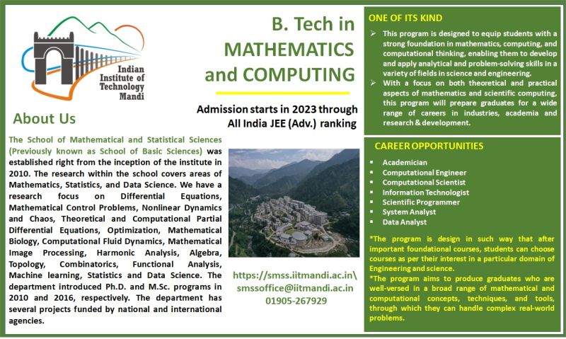 IIT Mandi on LinkedIn: #btech #opportunity #engineering #computing # ... IIT Mandi on LinkedIn: #btech #opportunity #engineering #computing # ...