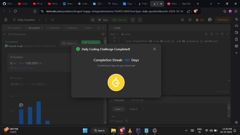 Deepak Kumar Singh on LinkedIn: #leetcodechallenge #codingjourney ... Deepak Kumar Singh on LinkedIn: #leetcodechallenge #codingjourney ...