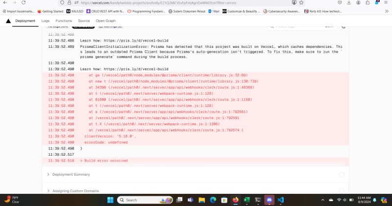 Vercel error: I missed a simple fix | Hamisi Kandy posted on the topic ... Vercel error: I missed a simple fix | Hamisi Kandy posted on the topic ...