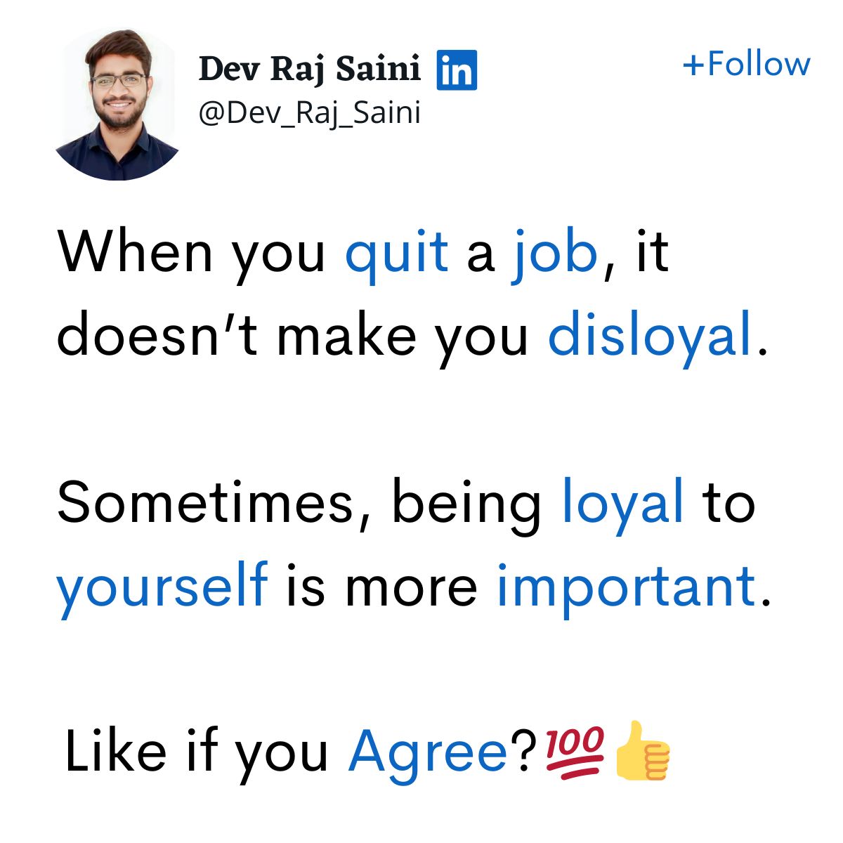 Dev Raj Saini Raj: Loyalty matters | Mahesh P.S. posted on the topic ... Dev Raj Saini Raj: Loyalty matters | Mahesh P.S. posted on the topic ...