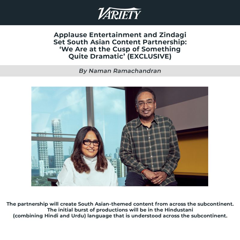 Applause Entertainment on LinkedIn: #zindagi Applause Entertainment on LinkedIn: #zindagi