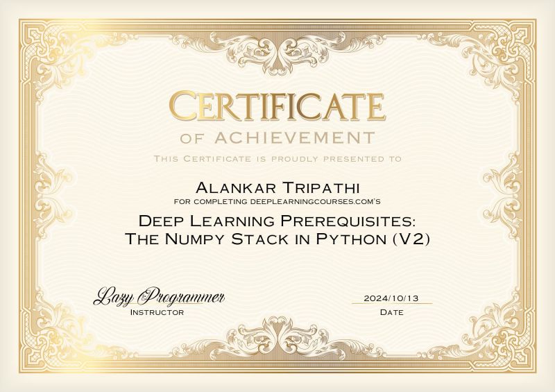 Alankar Tripathi on LinkedIn: #deeplearning #numpy #python #datascience ... Alankar Tripathi on LinkedIn: #deeplearning #numpy #python #datascience ...