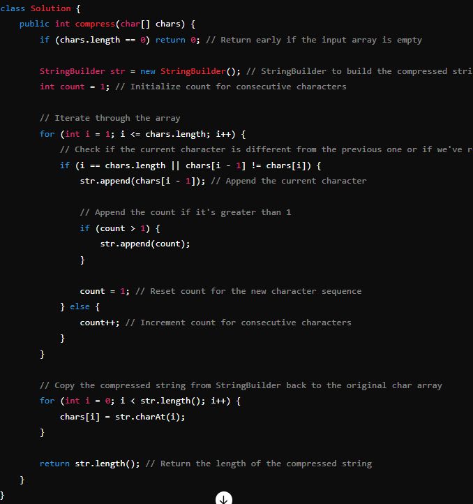 LeetCode Journey: String compression problem | Yash Kasat posted on the ... LeetCode Journey: String compression problem | Yash Kasat posted on the ...