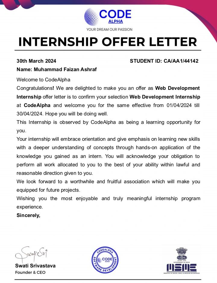 Faizan shah on LinkedIn: #webdevelopment #internship #html #css # ... Faizan shah on LinkedIn: #webdevelopment #internship #html #css # ...