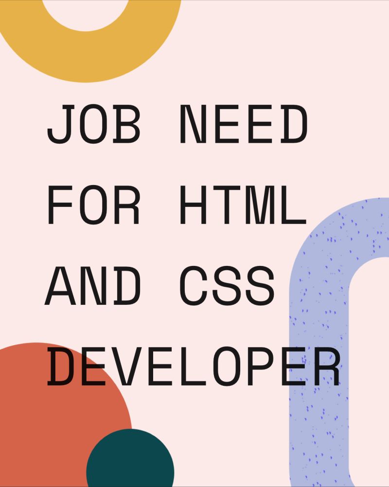 Muhammad Ahmed Jamil on LinkedIn: JOBS FOR HTML AND CSS DEVELOPERS Muhammad Ahmed Jamil on LinkedIn: JOBS FOR HTML AND CSS DEVELOPERS