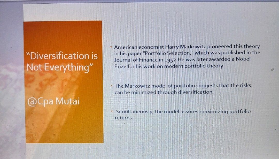 CPA Gilbert Mutai on LinkedIn: Portfolio theory CPA Gilbert Mutai on LinkedIn: Portfolio theory