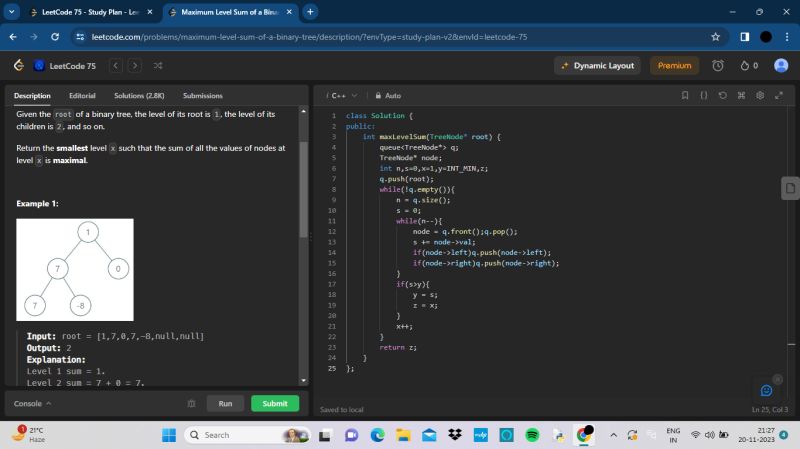 Harsh Gupta on LinkedIn: #leetcodechallenge #codingjourney # ... Harsh Gupta on LinkedIn: #leetcodechallenge #codingjourney # ...