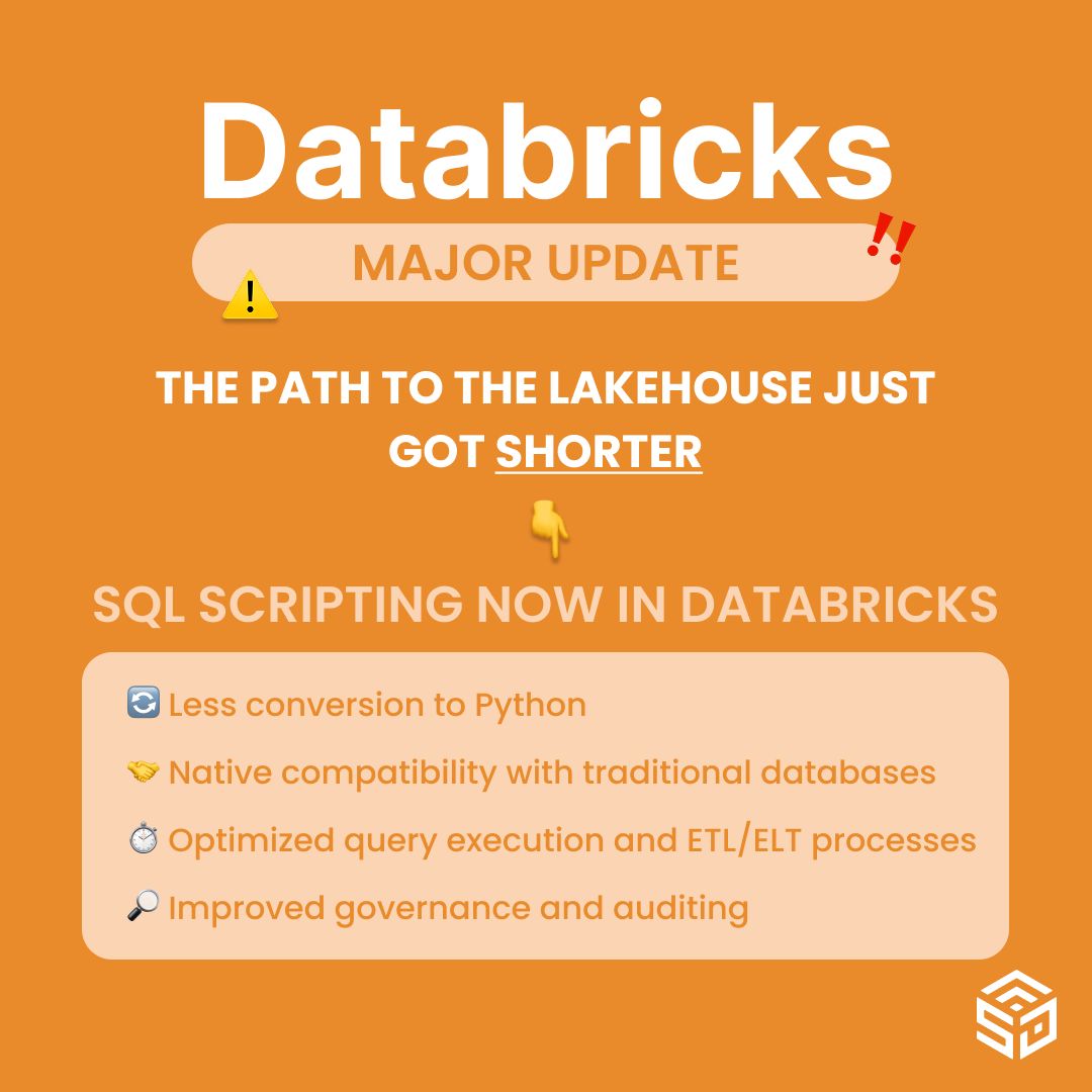 Databricks has released SQL Scripting, and it's a game-changer for ... Databricks has released SQL Scripting, and it's a game-changer for ...