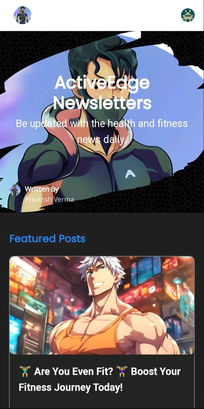 Priyansh Verma on LinkedIn: First view of the ActiveEdge Newsletters ... Priyansh Verma on LinkedIn: First view of the ActiveEdge Newsletters ...