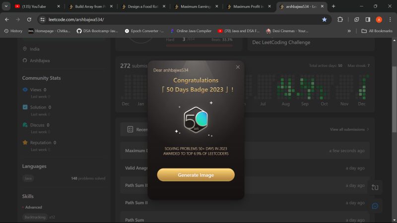 Arshdeep Kaur on LinkedIn: #leetcode #codingjourney #achievementunlocked Arshdeep Kaur on LinkedIn: #leetcode #codingjourney #achievementunlocked