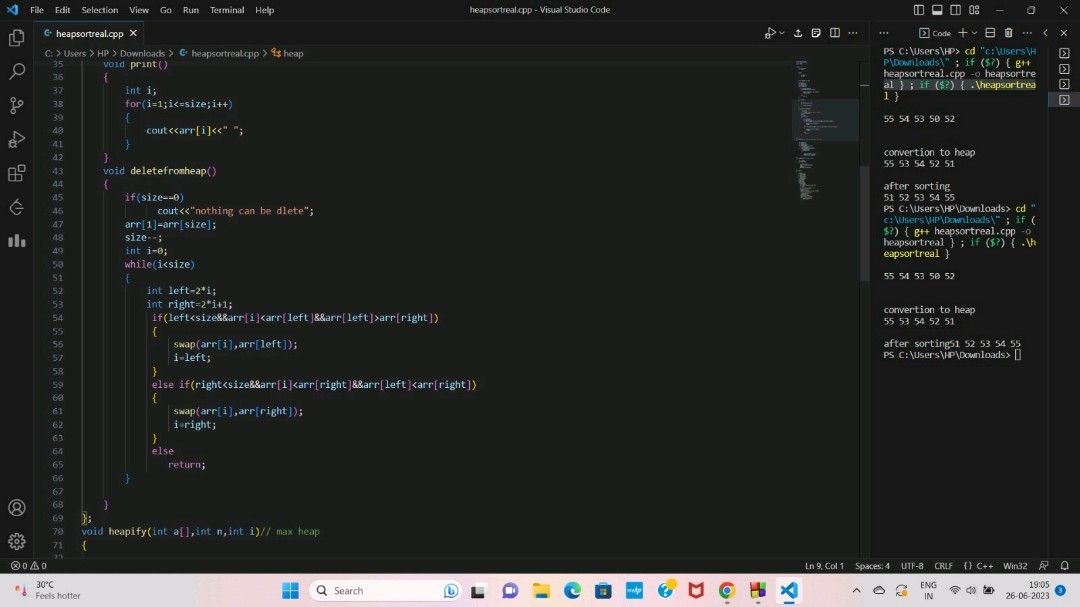 Kumari Anisha on LinkedIn: #cpp #sortingalgorithms #heapsort Kumari Anisha on LinkedIn: #cpp #sortingalgorithms #heapsort