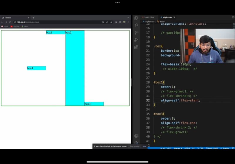 #codingmilestone #cssflexbox #continuouslearning | M. Sameem #codingmilestone #cssflexbox #continuouslearning | M. Sameem