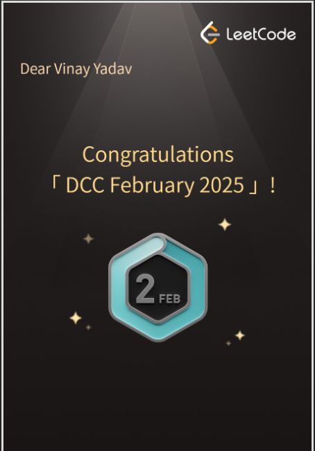 #leetcode #codingjourney #dsa #programming #continuouslearning | Vinay ... #leetcode #codingjourney #dsa #programming #continuouslearning | Vinay ...