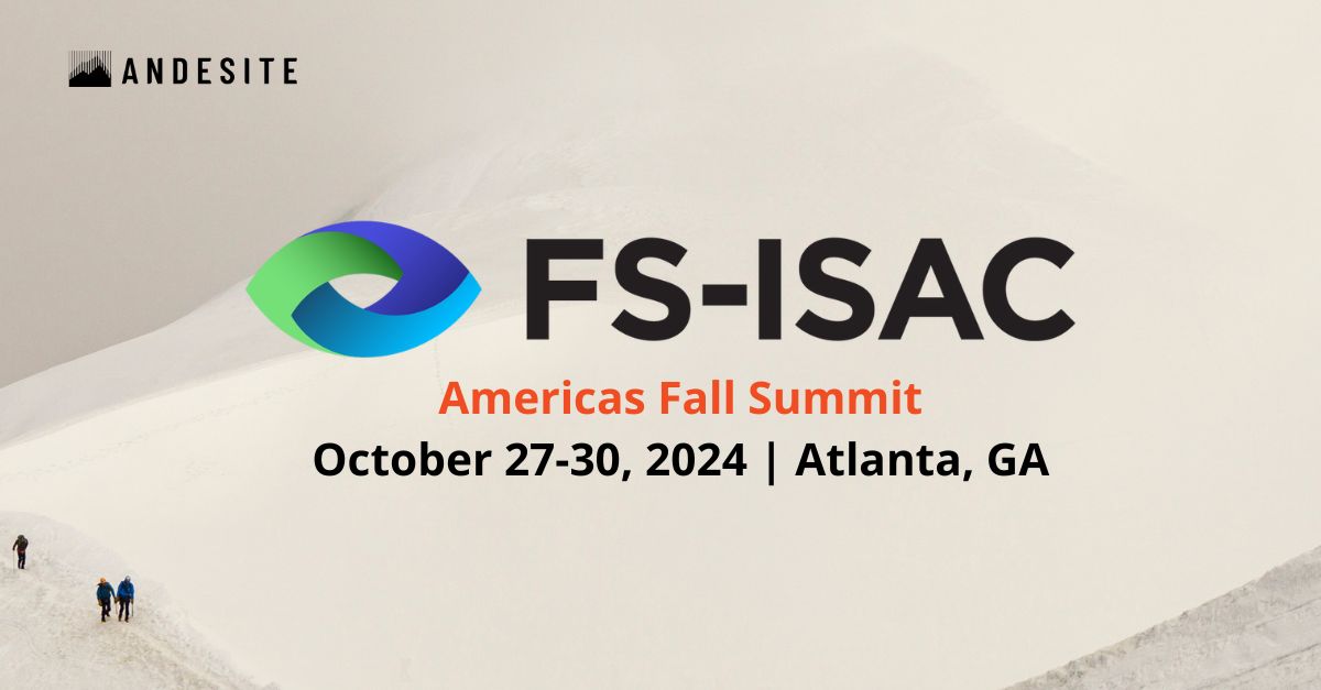 Andesite on LinkedIn: #fsisac #cyber #cybersecurity #analystobsessed Andesite on LinkedIn: #fsisac #cyber #cybersecurity #analystobsessed