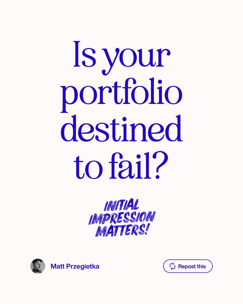Matt Przegietka on LinkedIn: I've reviewed 1000s of portfolios. Most of ... Matt Przegietka on LinkedIn: I've reviewed 1000s of portfolios. Most of ...