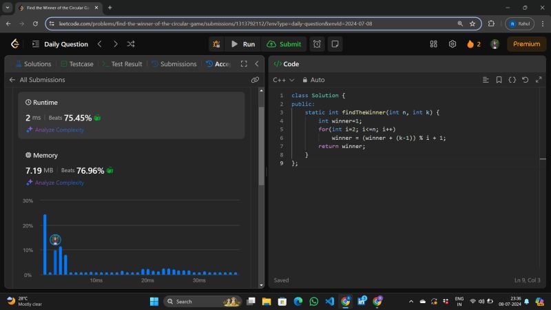 Day 89 of #100DaysOfCode #LeetCode challenge | Rahul Khawse posted on ... Day 89 of #100DaysOfCode #LeetCode challenge | Rahul Khawse posted on ...