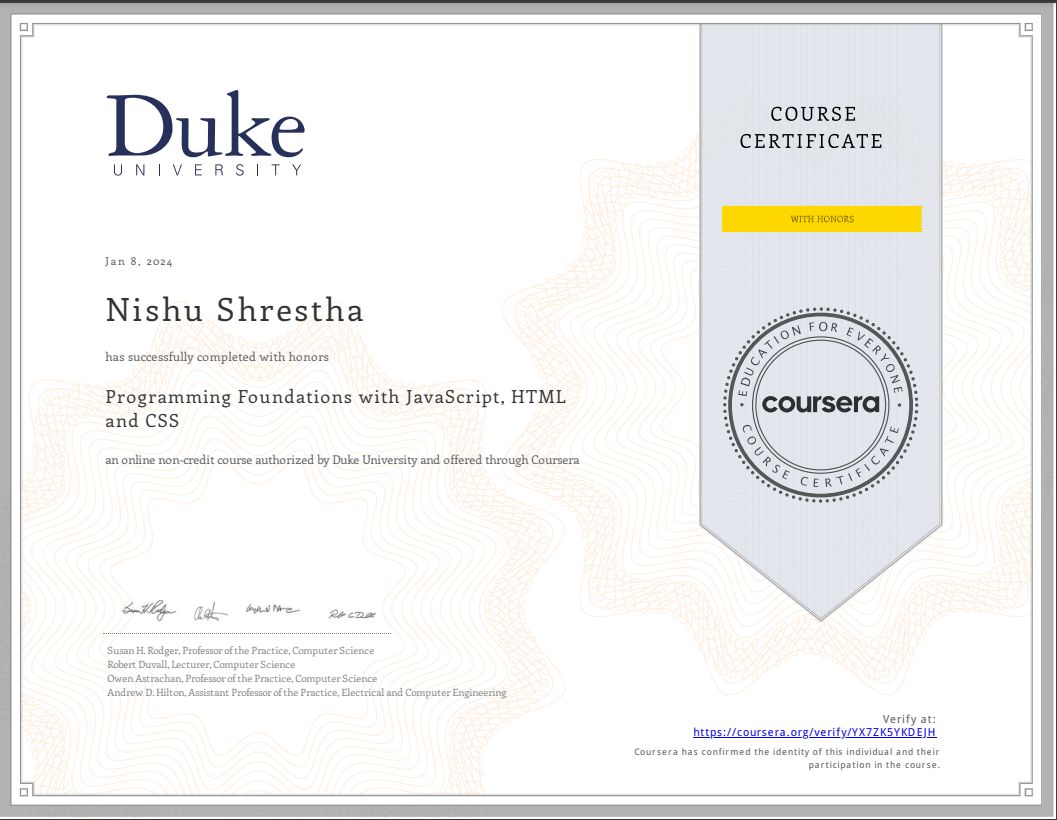 Nishu Shrestha on LinkedIn: #programming #webdevelopment #javascript # ... Nishu Shrestha on LinkedIn: #programming #webdevelopment #javascript # ...