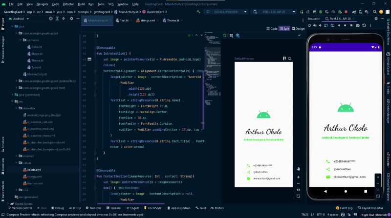 Arthur Okolo on LinkedIn: #jetpackcompose #androiddev #android Arthur Okolo on LinkedIn: #jetpackcompose #androiddev #android