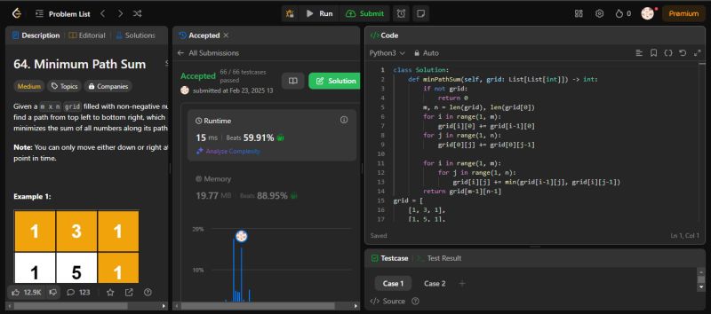 #100daysofcode #leetcode #dynamicprogramming #gridtraversal… | Zeel Shah #100daysofcode #leetcode #dynamicprogramming #gridtraversal… | Zeel Shah