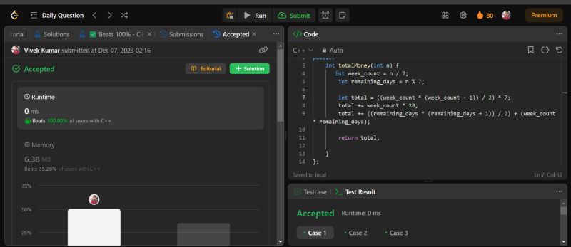 Vivek Kumar on LinkedIn: #day80 #leetcode #100daysofcode # ... Vivek Kumar on LinkedIn: #day80 #leetcode #100daysofcode # ...