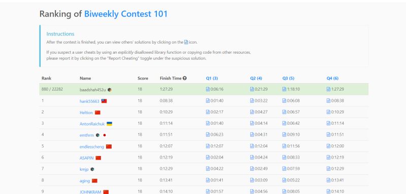 Bhanu Pratap Sharma on LinkedIn: #leetcode #contest #coding Bhanu Pratap Sharma on LinkedIn: #leetcode #contest #coding