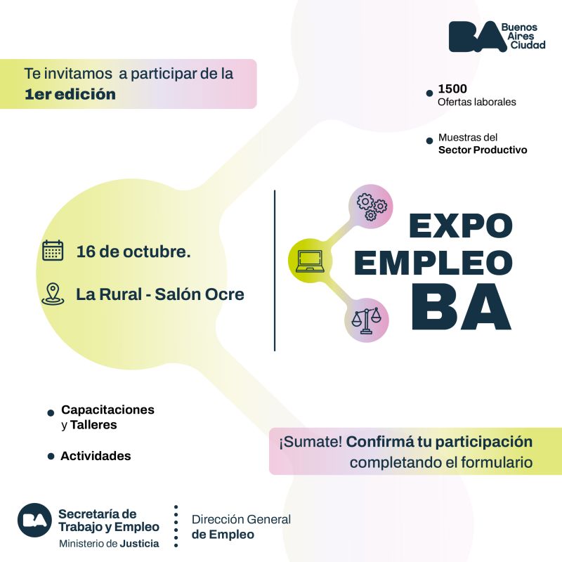 TrabajoBA - Secretaría de Trabajo y Empleo en LinkedIn: Llega la Expo ... TrabajoBA - Secretaría de Trabajo y Empleo en LinkedIn: Llega la Expo ...