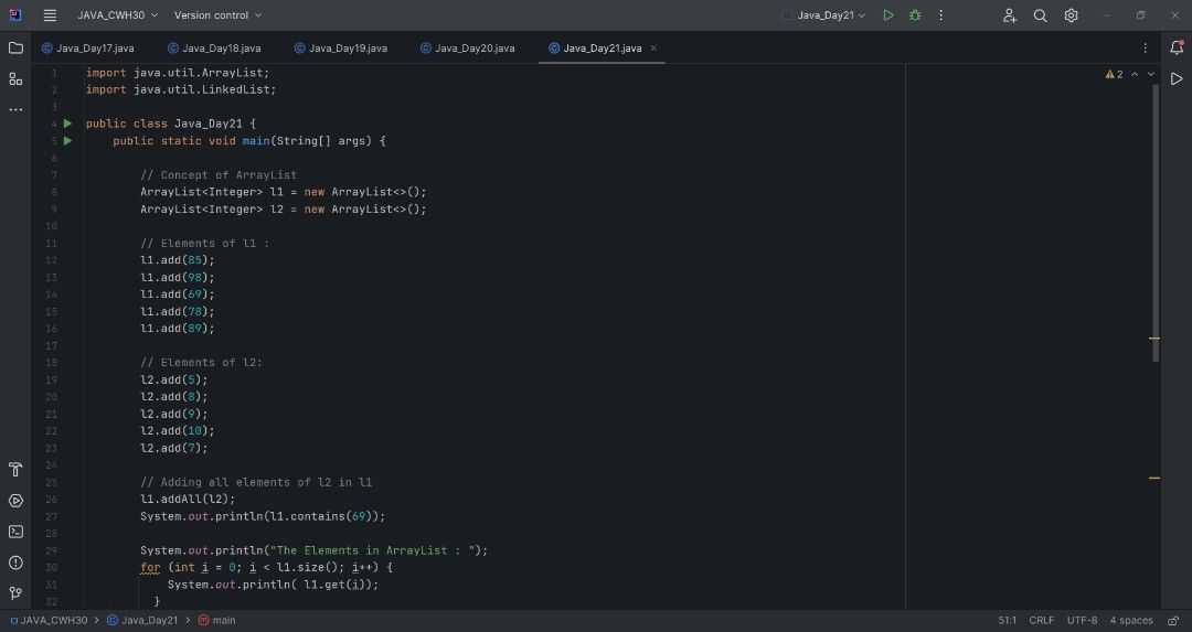 🔗 Day 21 of the 30 Days of Coding Challenge completed! | PRATIK PANDEY 🔗 Day 21 of the 30 Days of Coding Challenge completed! | PRATIK PANDEY