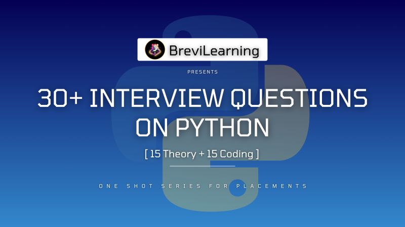 #python #interviewquestions #coding #technicalinterview #placements ... #python #interviewquestions #coding #technicalinterview #placements ...