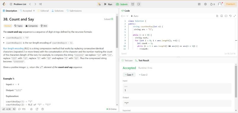 #leetcode #codingchallenge #problemsolving #c #dsa #100daysofcode ... #leetcode #codingchallenge #problemsolving #c #dsa #100daysofcode ...