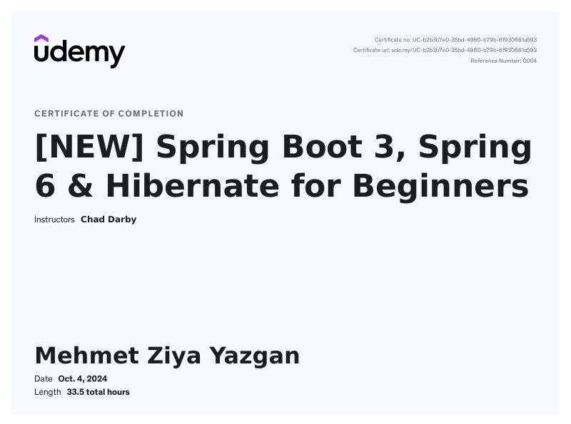 Mehmet Ziya Yazgan on LinkedIn: #java #springboot #hibernate # ... Mehmet Ziya Yazgan on LinkedIn: #java #springboot #hibernate # ...