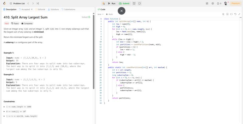 #100daysofcode #100daysofcode #leetcode #binarysearch #greedyalgorithm ... #100daysofcode #100daysofcode #leetcode #binarysearch #greedyalgorithm ...
